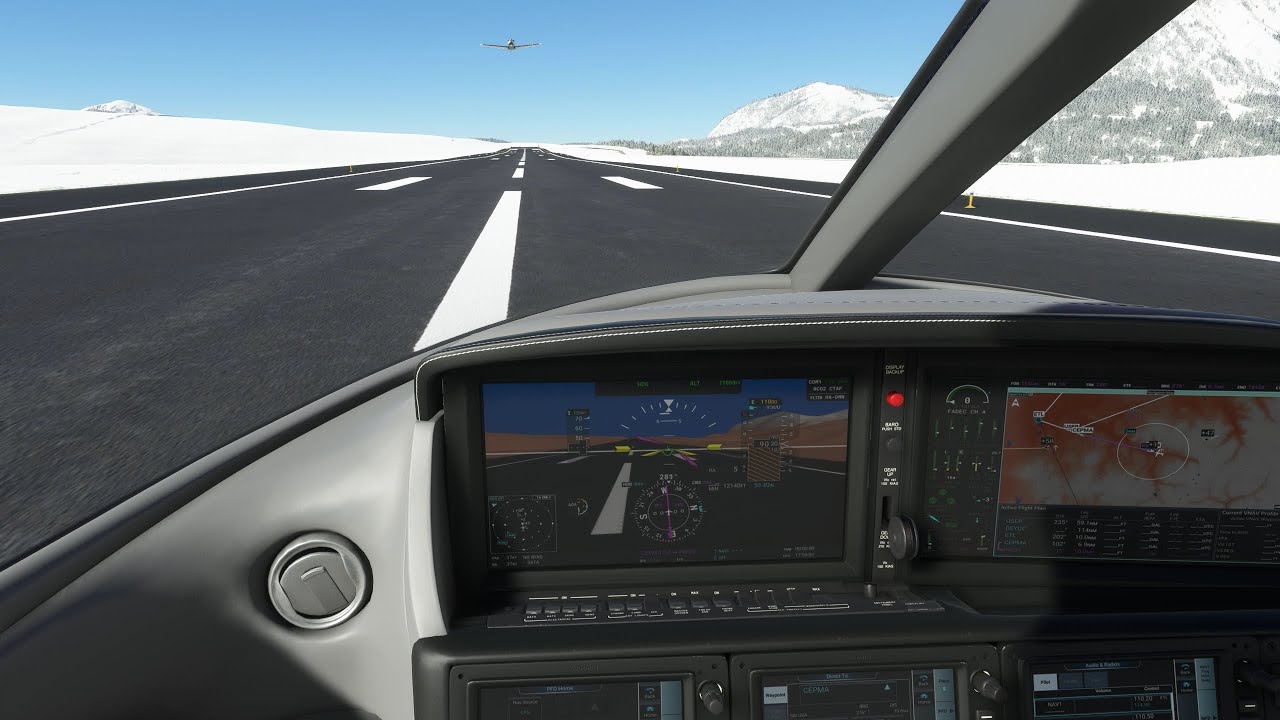 MSFS KASE-KTEX full flight Vatsim unicom SF50 VisionJet - YouTube