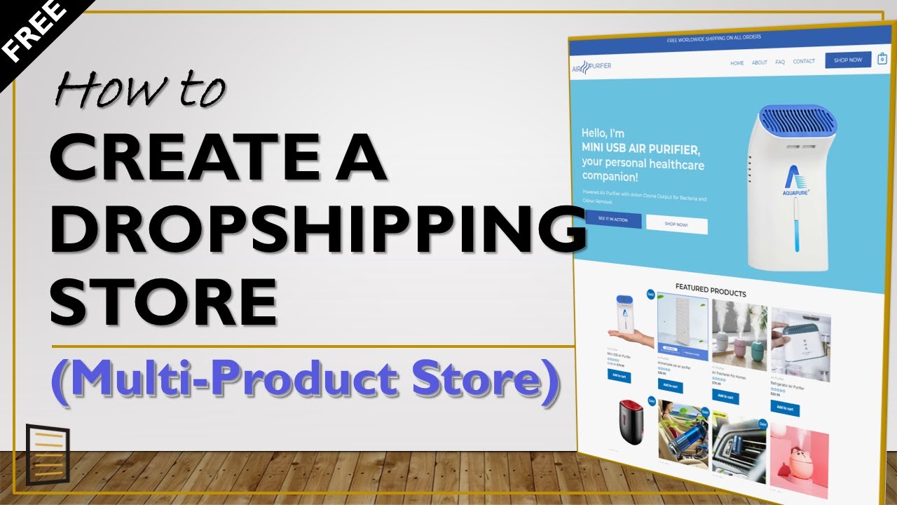 How to Create a Multi Product Dropshipping Store Using WordPress - YouTube