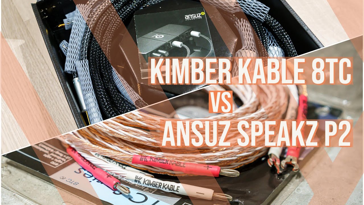 [空氣錄音/雲試聽] Speaker Cable: Kimber Kable 8TC vs Ansuz Speakz P2 with ...