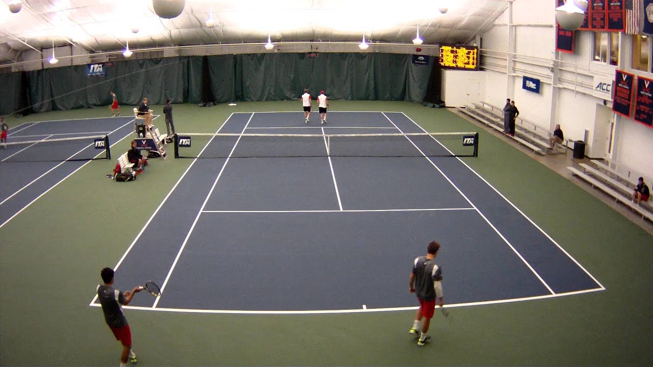NCAA College Tennis ITA National Indoors UGA Texas Tech 2016 FILE0195 ...