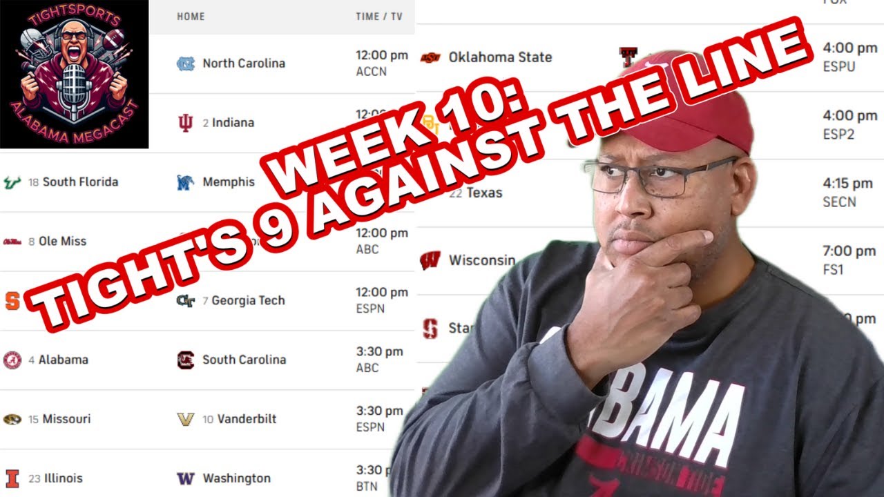 CRIMSON TIDE NATION, HERE'S WHAT TO WATCH THIS ALABAMA BYE WEEKEND ...