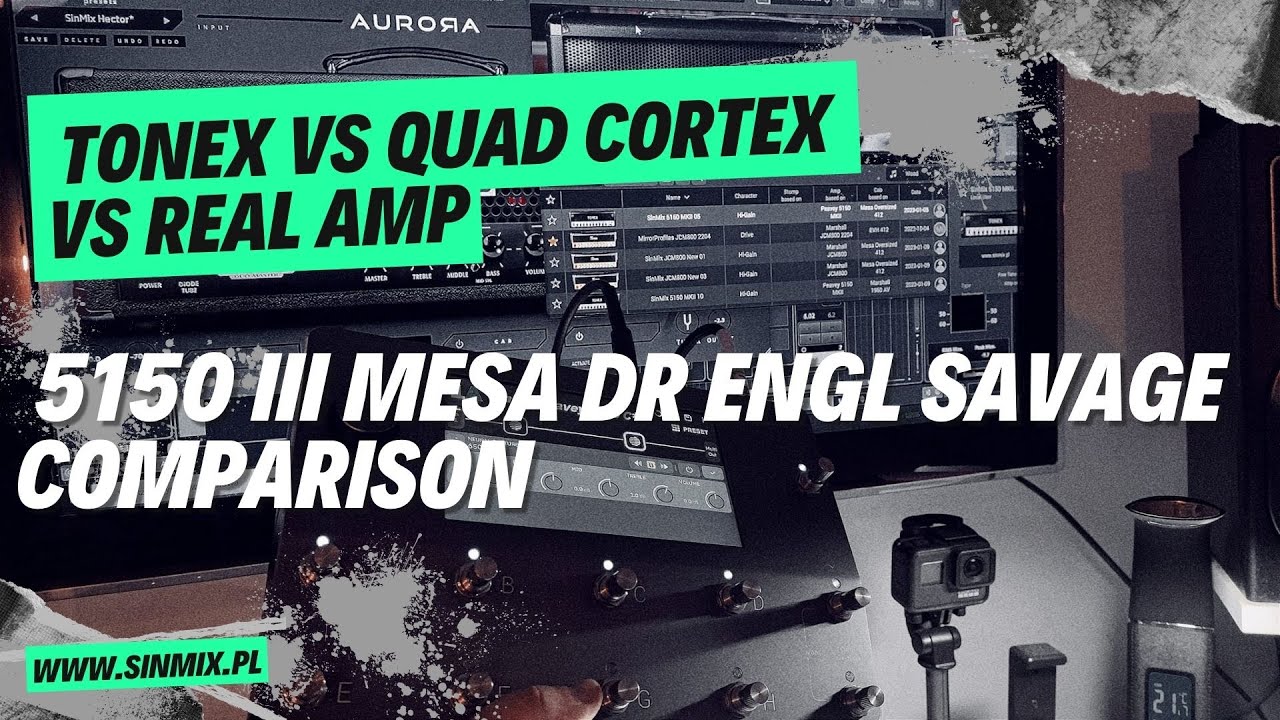 Real Amps vs ToneX vs QuadCortex - Link to Full Comparison in ...