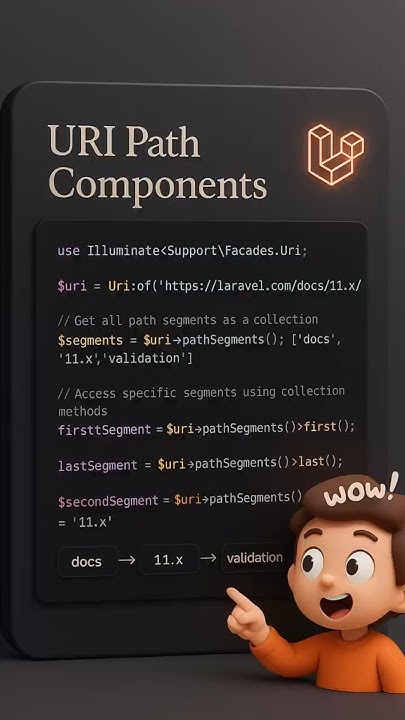 path uri segment method from #laravel #livewire #laraveltips #programmerlife #coding #php - YouTube