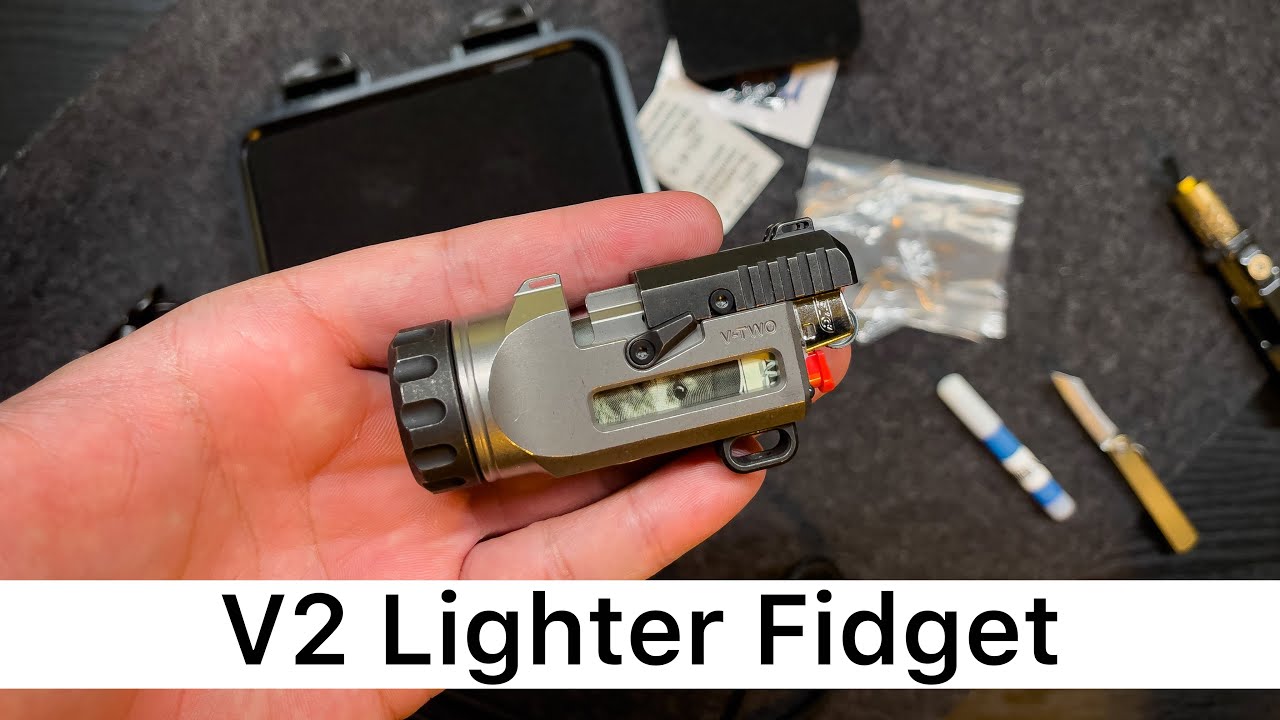 Unboxing the lighter fidget that shoots fire 🔥 This is the V2 Lighter ...