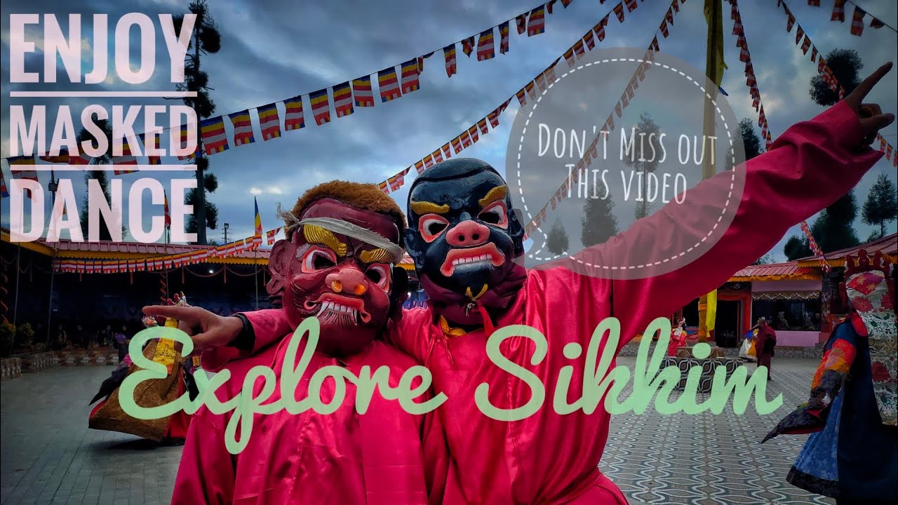🔥Kayged 👹👹mask dance🔥 Explore 🔥🔥Sikkimese culture🔥🔥 - YouTube