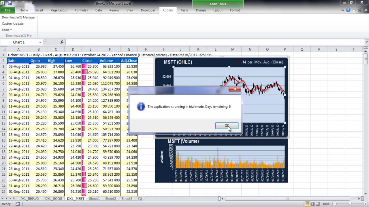 Get Financial Data In Excel With Downloader XL YouTube Get Financial Data In Excel With Downloader XL YouTube