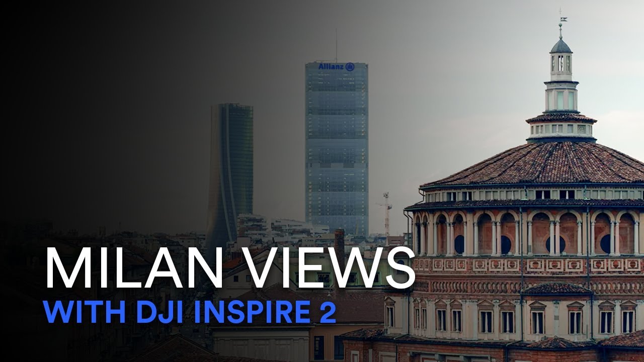 Milano In Marzo - Milan In March - Drone City Views in 5K Video Ultra ...
