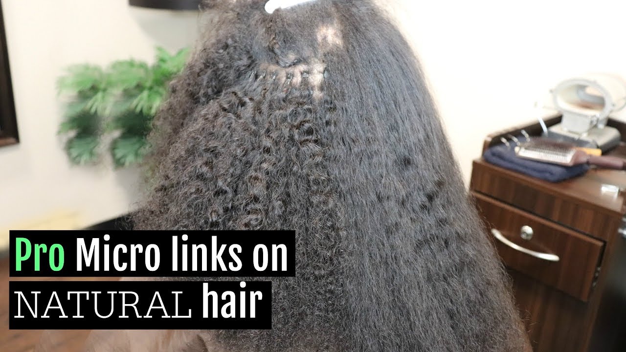 Professional Microlink Transformation on 2C/3A Curly Hair | SL Raw ...