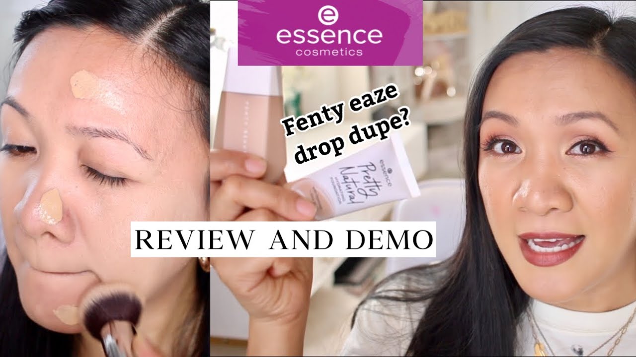 Essence Cosmetics Pretty Natural Hydrating Foundation Review & Demo ...