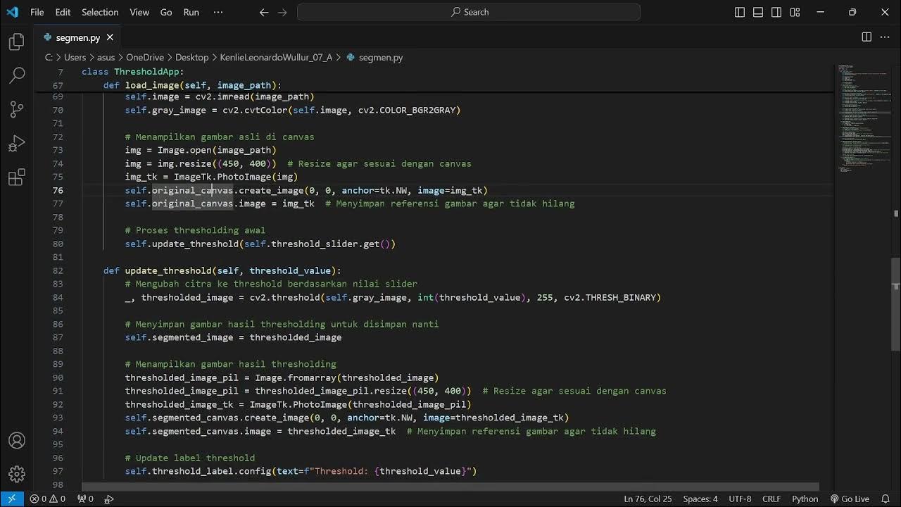 Bagaimana cara melakukan segmentasi citra dengan metode thresholding dalam Python? - YouTube