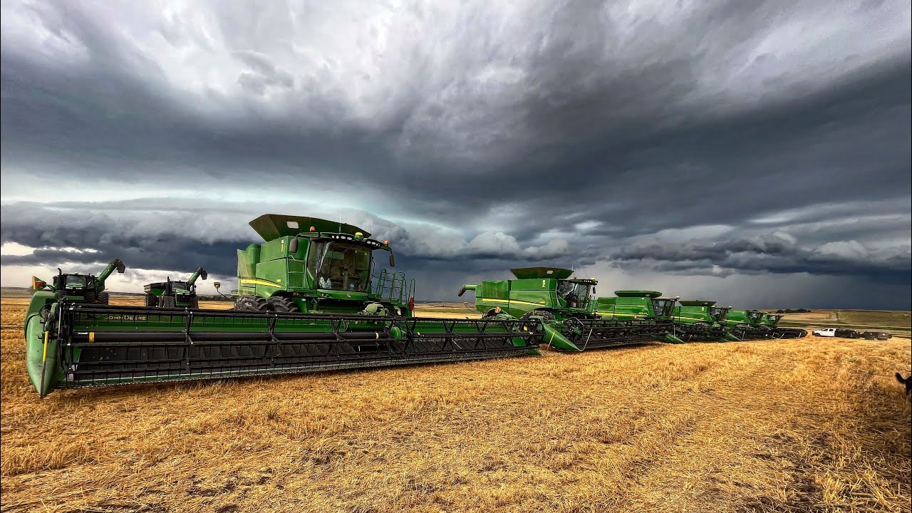 The Custom Harvesters Brought the Rain With Them - North Dakota Wheat ...