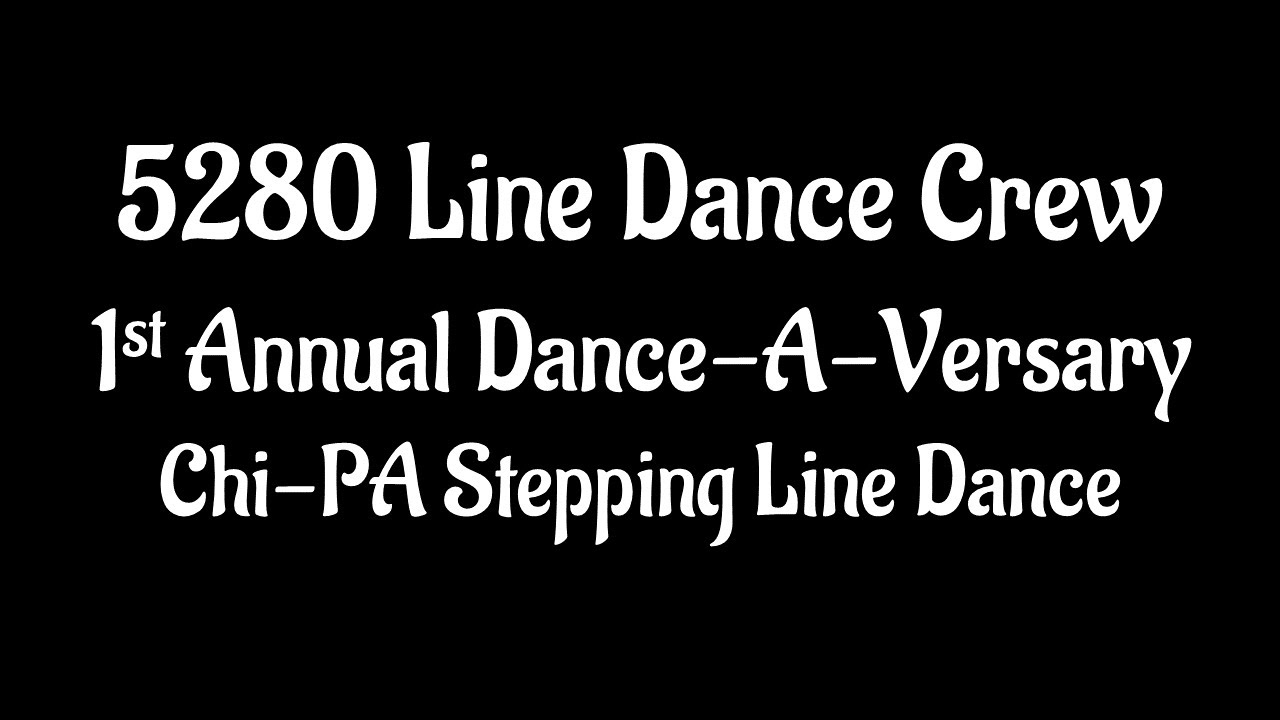 CHI-PA Stepping Line Dance - YouTube