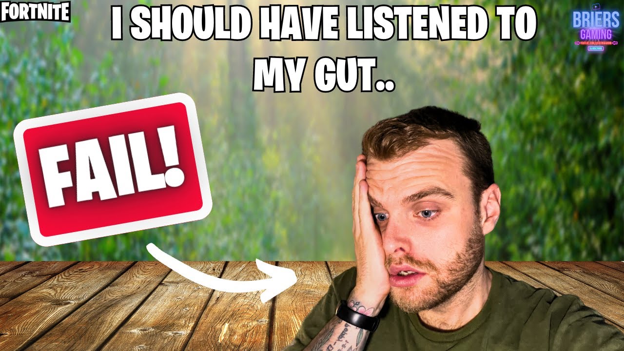 I Should Have Listened To My Gut... - YouTube