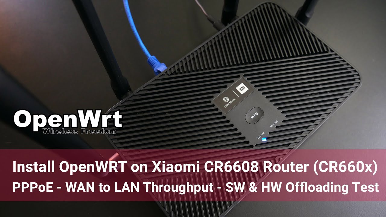 Openwrt Install Openwrt On Xiaomi Cr6608 Router Youtube