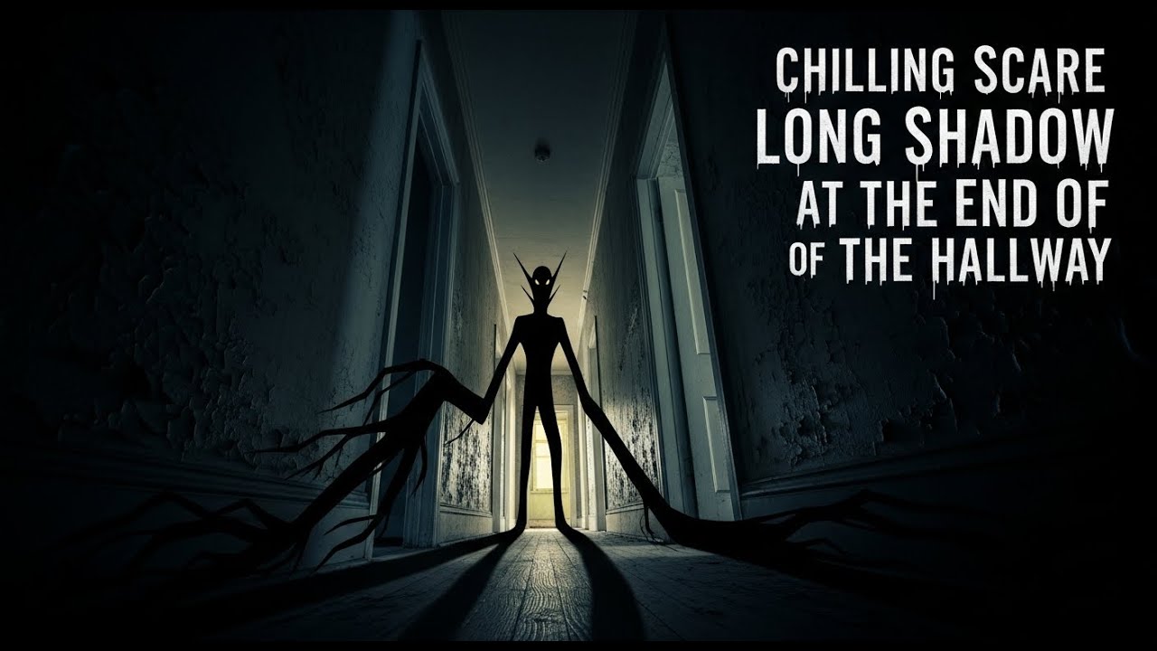 Chilling Scare Long Shadow At The End Of The Hallway - YouTube