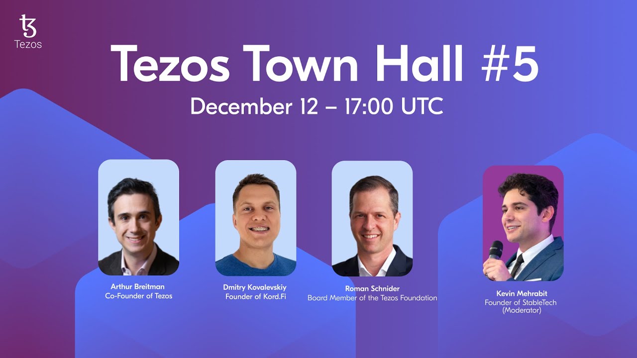 Tezos Town Hall 5: Liquidity Baking - YouTube