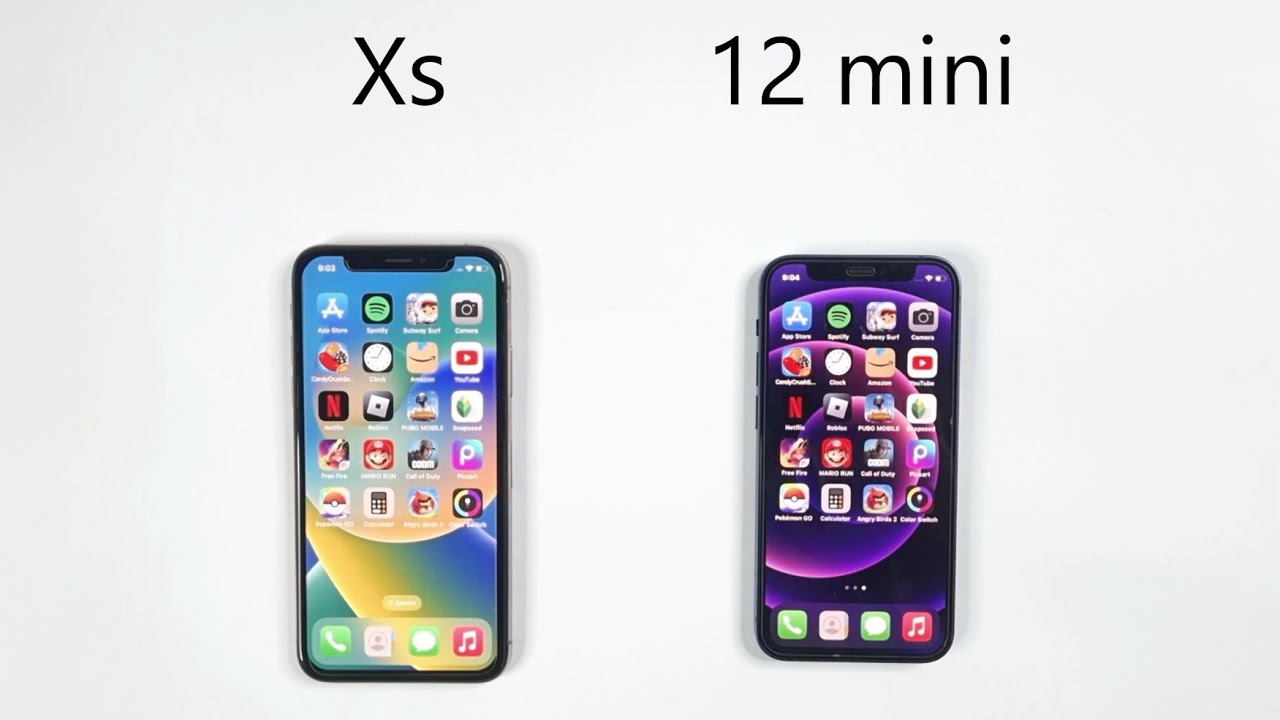 iPhone 12 mini vs iPhone Xs - Speed Test! - YouTube