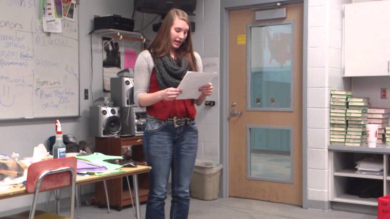 Amanda Fowler Persuasive Speech - YouTube