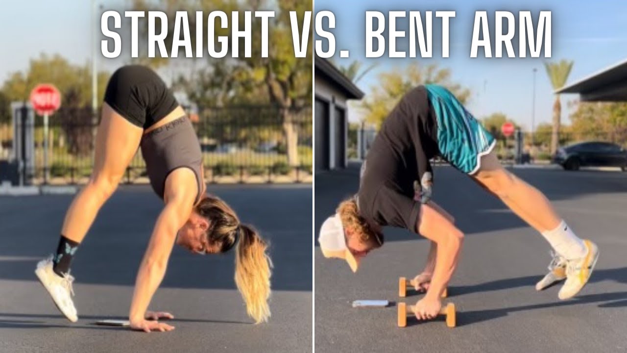 How to Press Handstand | Bent & Straight Arms! - YouTube