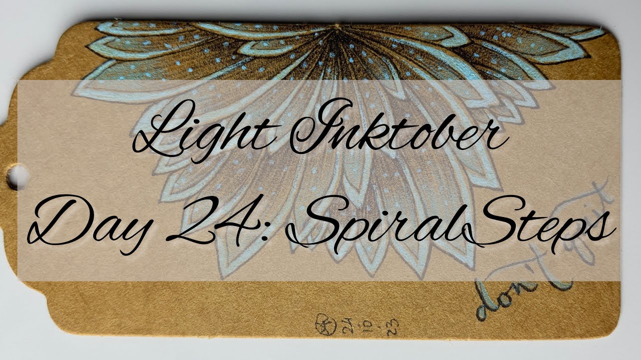 Day 24 of Light Inktober: SpiralSteps pattern - YouTube
