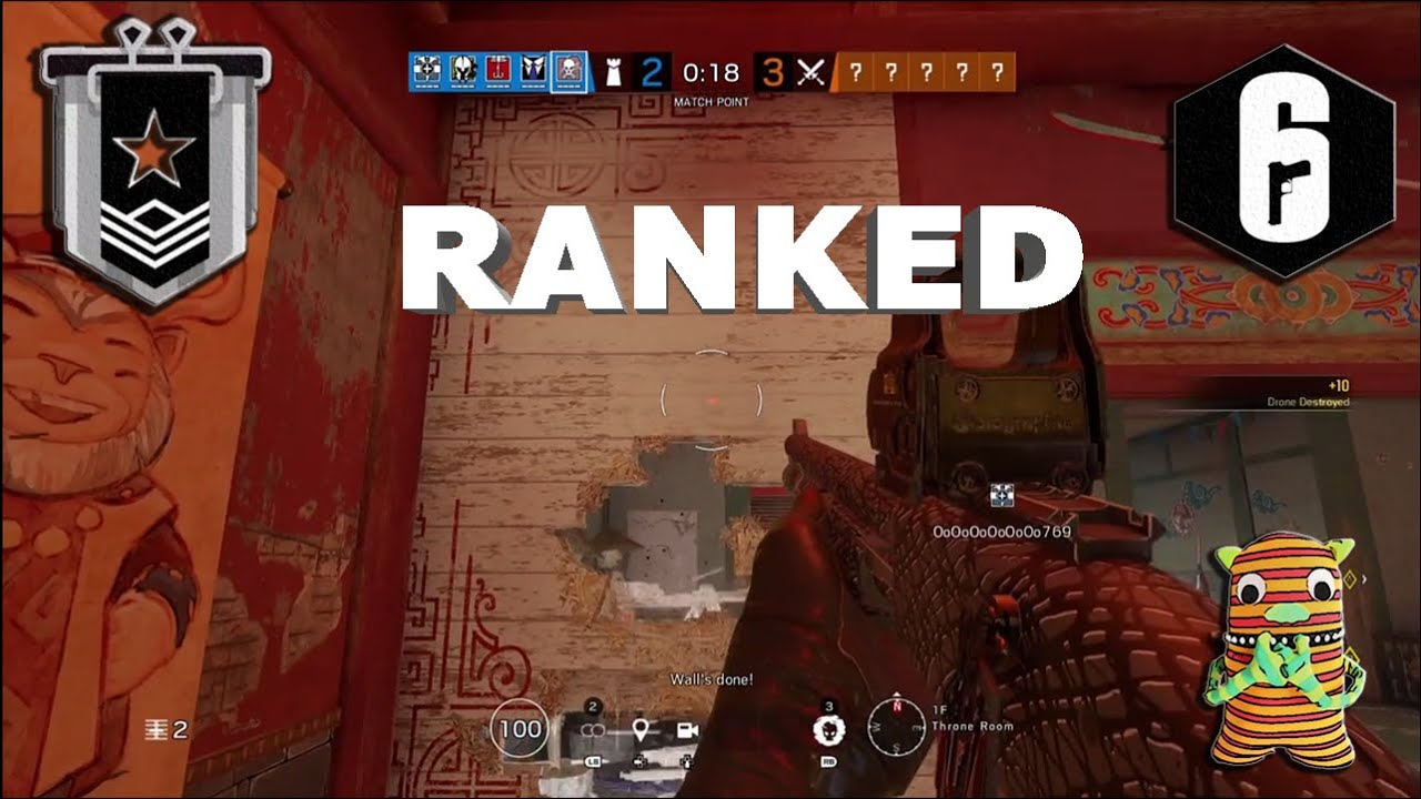 Rainbow 6 Siege Rank No Commentary - YouTube