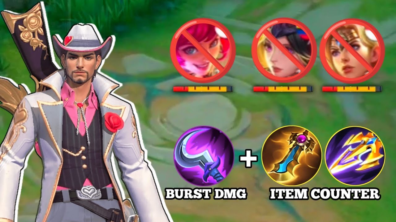 CLINT BUILD HUNTER STRIKE + ROSE GOLD & SEA HALBERD!! BUILD DAMAGE ...