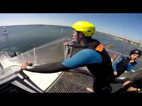 Waterjump Brouwersdam 2016 - YouTube