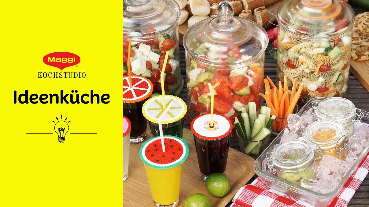 Sommerparty: Essen und Trinken frisch halten | MAGGI Ideenküche - YouTube