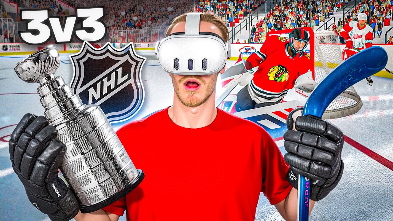 New 3v3 NHL Hockey in VR! *First Look* - YouTube