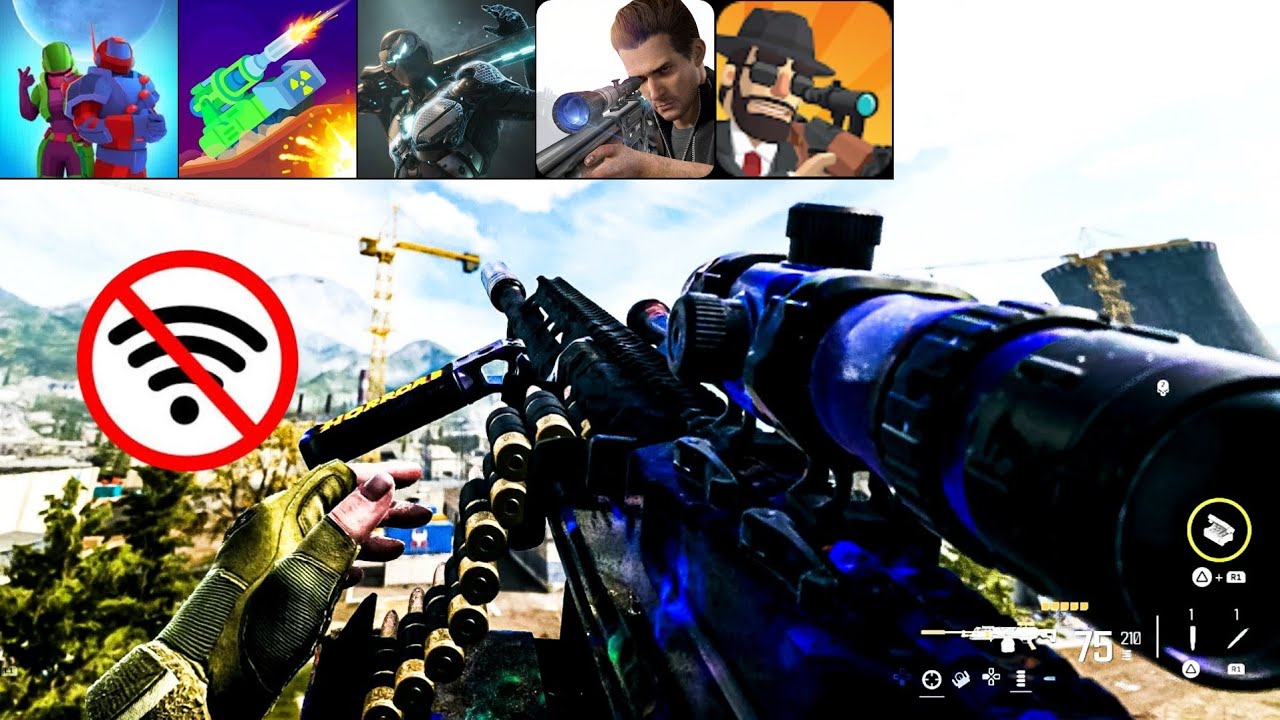 Top 5 Offline FPS TPS Games For Android - YouTube