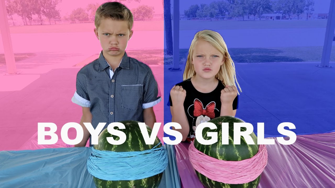 EXPLODING WATERMELONS CHALLENGE!! | BOYS VS GIRLS! - YouTube