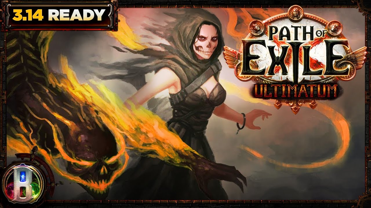 Path of Exile 3.14 - Summon Raging Spirits SRS Build - Necromancer ...