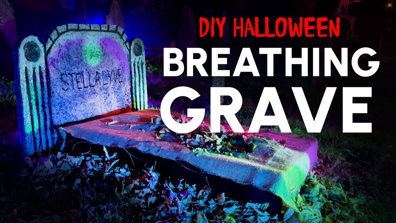 Breathing Grave DIY Halloween Prop CHEAP - YouTube