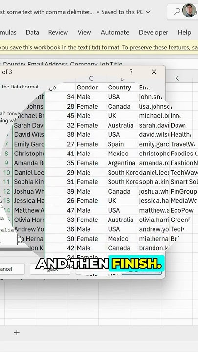 Coolest way to split text to columns in Excel #excel #spreadsheet #exceltips #exceltricks - YouTube