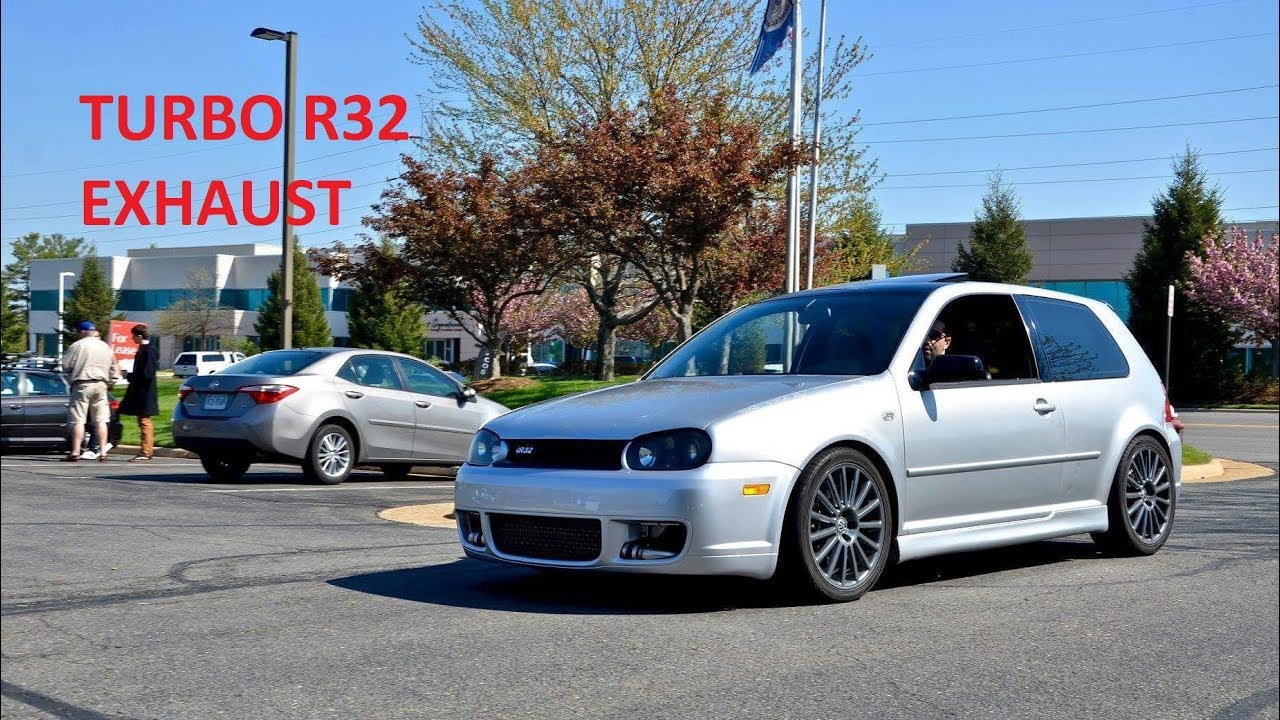 R32 Turbo Exhaust - YouTube