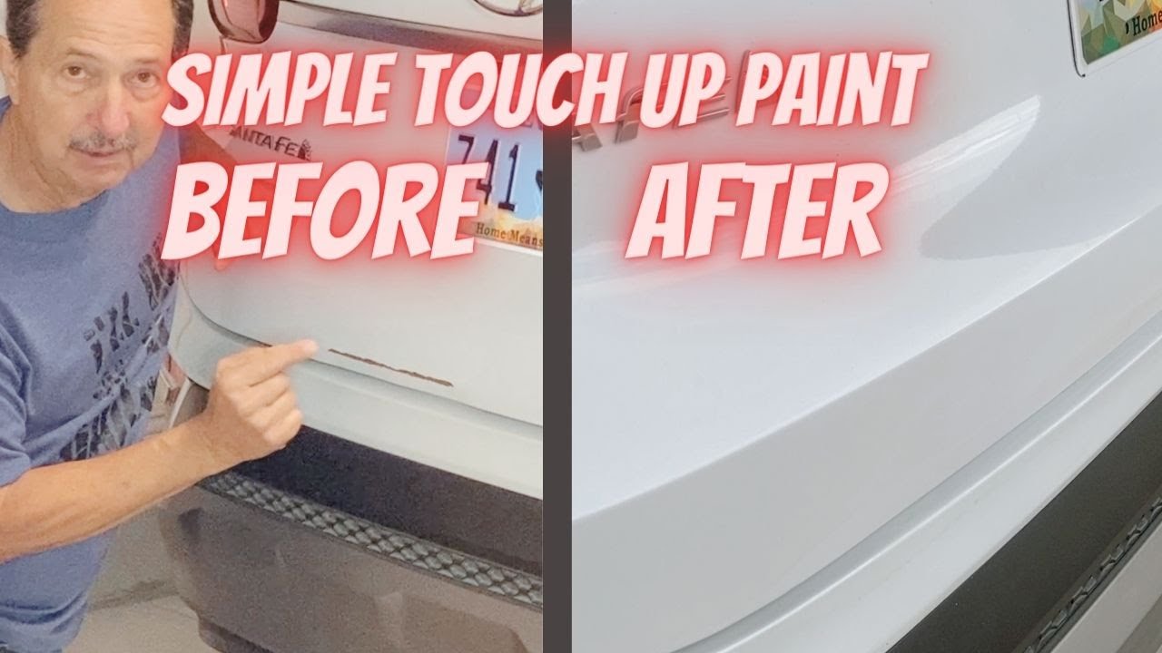 Simple Car Paint Touch Up For Damaged and Peeling Paint. - YouTube