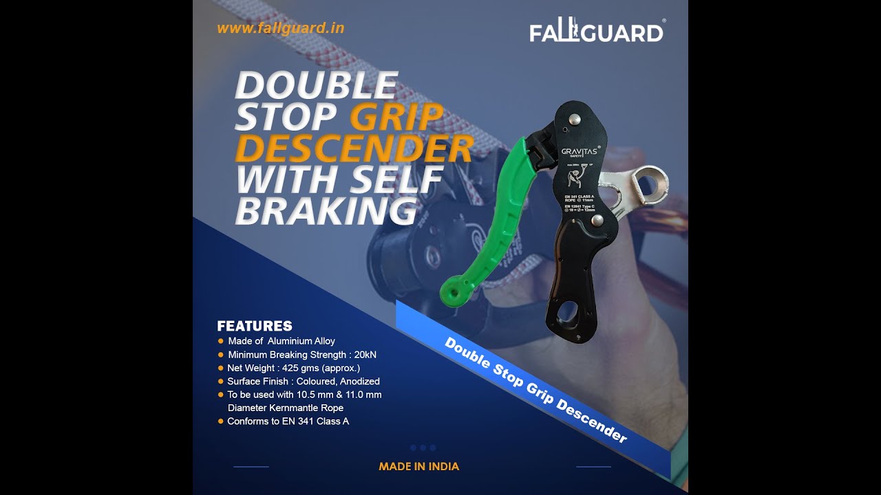 Gravitas Safety Rope Descender: from the house of Fallguard | High ...