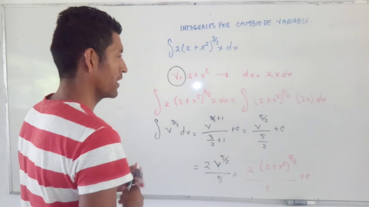 Cálculo Integral: Integrales por cambio de Variable Nivel 2c - YouTube