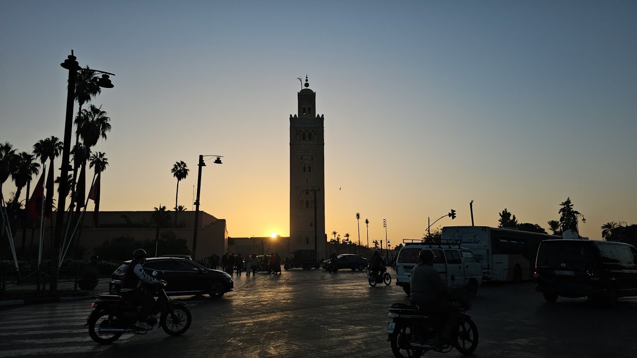 Kutubia Masjid in #marrakesh #মসজিদ Jemma el Fna jamma el Fna #মরক্কো # ...