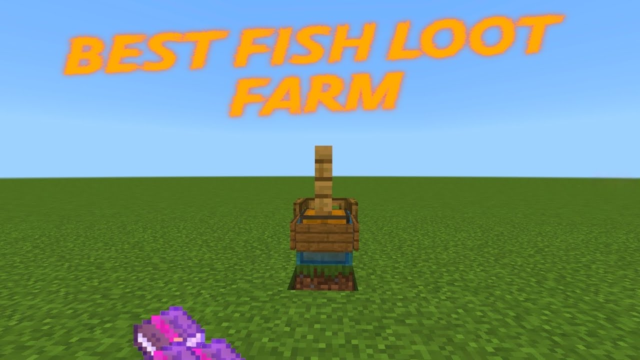 Ultimate Minecraft Bedrock Fish Loot Farm! – Easy AFK Fishing for OP ...