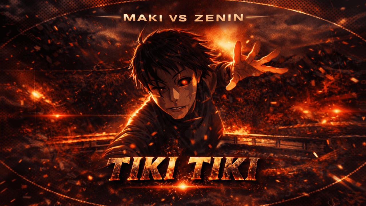 [4K] - Maki vs Zenin clan 🥷| TIKI TIKI [AMV Edit] - YouTube