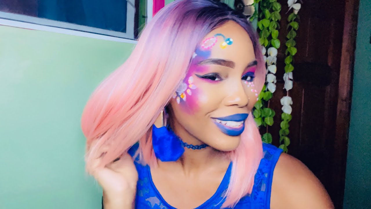 Beginner Face Makeup Art , Semi- recreated look by Kimesha 💁🏽‍♀️🦄 - YouTube
