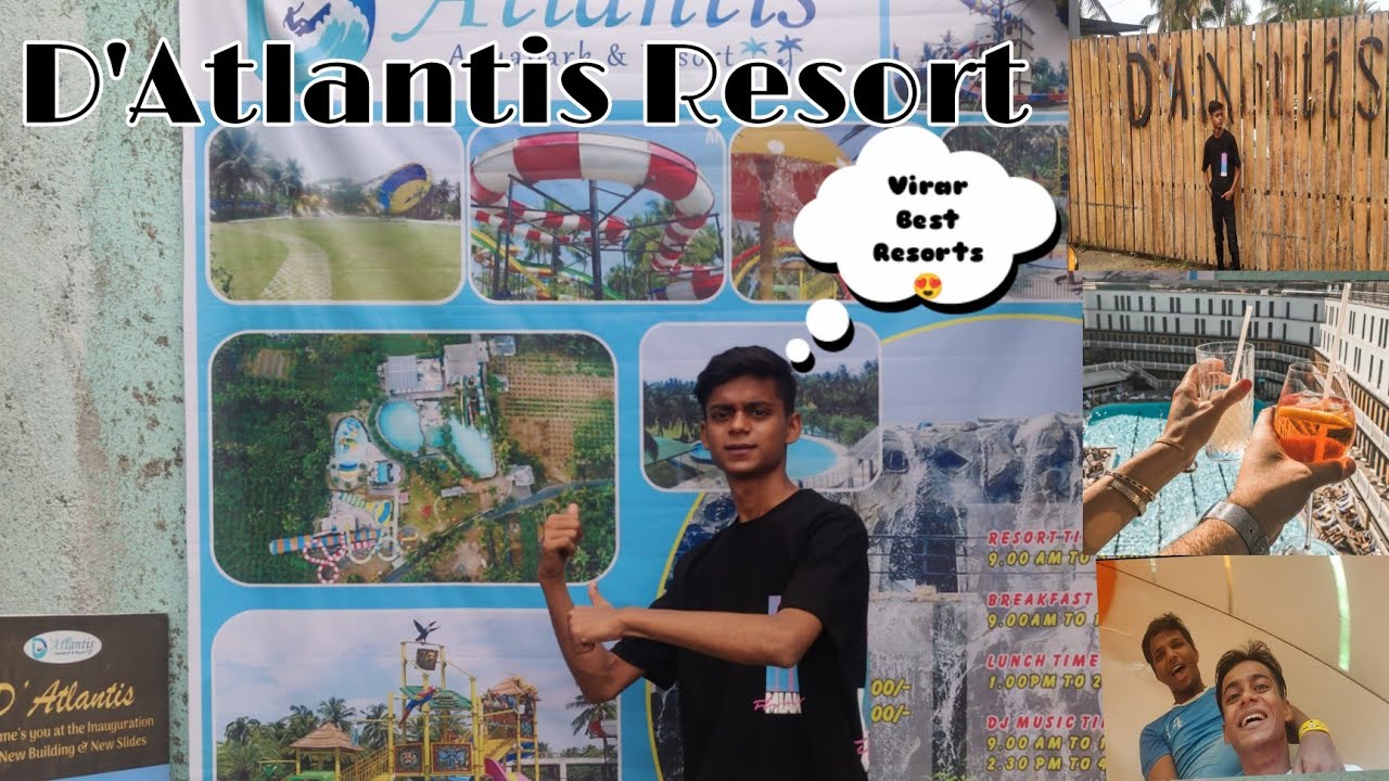 D'Atlantis Aquapark & Resort 😍 | Virar Mumbai | Zaid Volgs || water ...