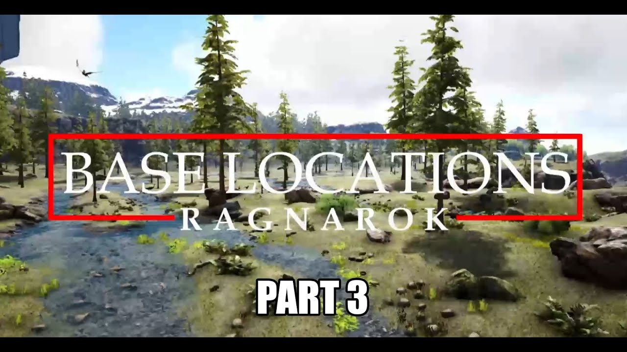 Top 10 Base Locations Ragnarok Pt 3/5 | Ark Survival Evolved | Official ...