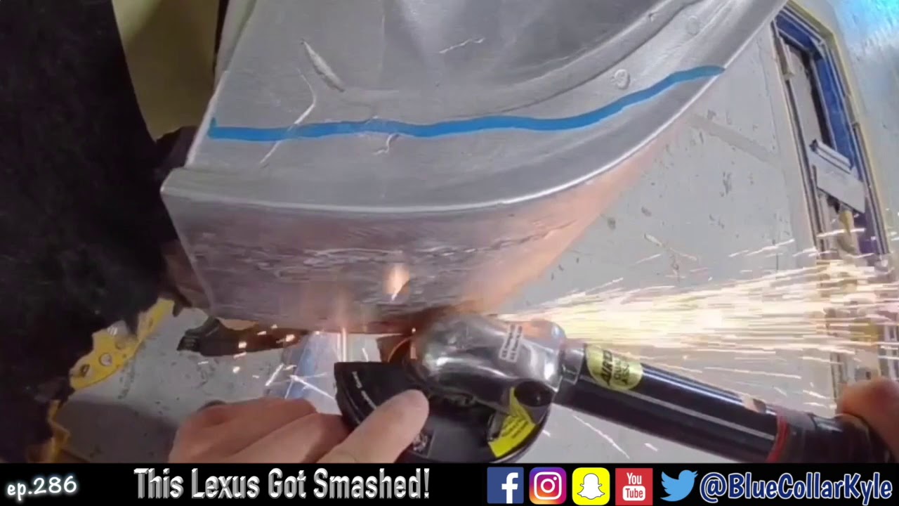 This Lexus Got Smashed! - YouTube