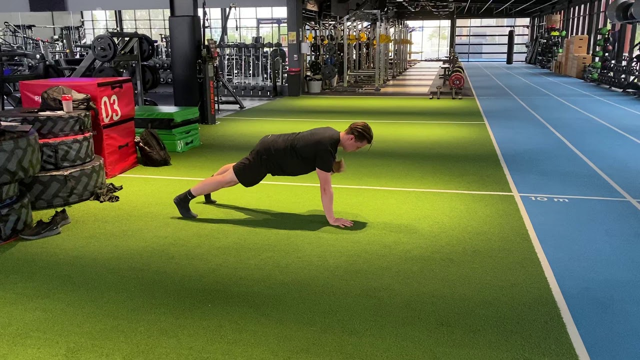 Core: Anti Extension- Plank Shoulder Touches - YouTube