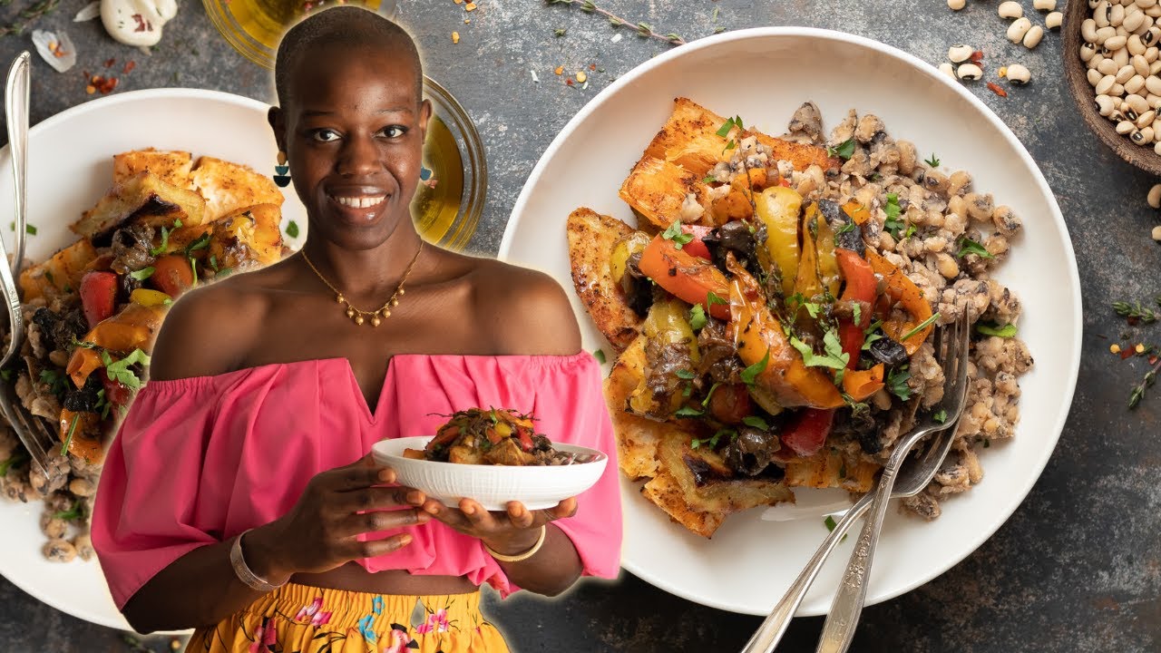 "Nyambeh Nyebeh - Cassava and Beans Plant-Based Gambian Cooking 🇬🇲 ...