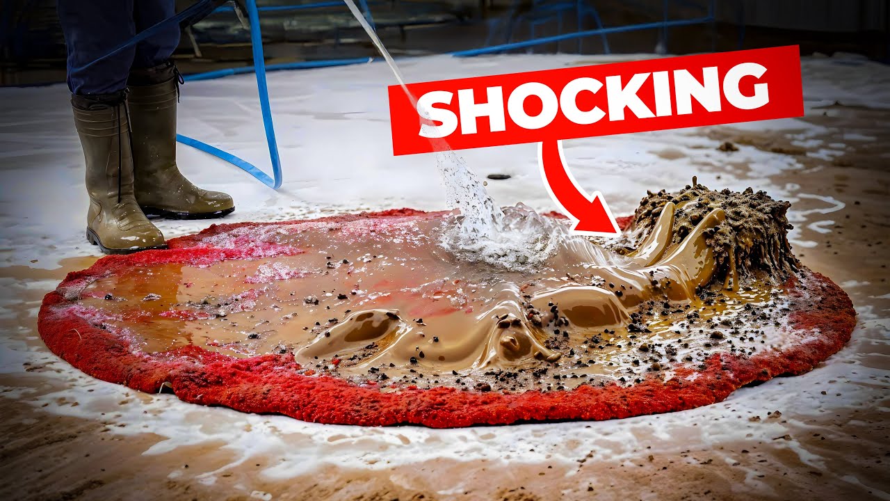 DIRTY RUG Becomes BRAND NEW Again | ASMR, FILTHY! - YouTube