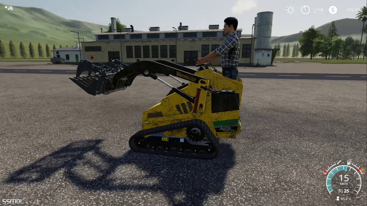 Farming Simulator 2019 mods Vermeer S450TX - YouTube