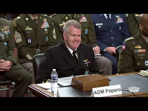Indo-Pacom Leaders Testify at Senate Hearing 04.21.2026